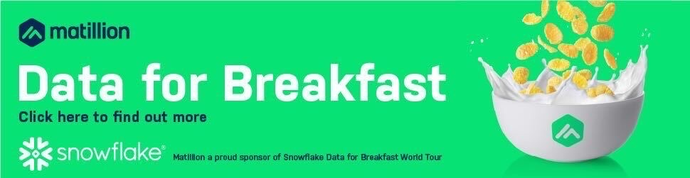 Meet with Matillion at Snowflake Data for Breakfast